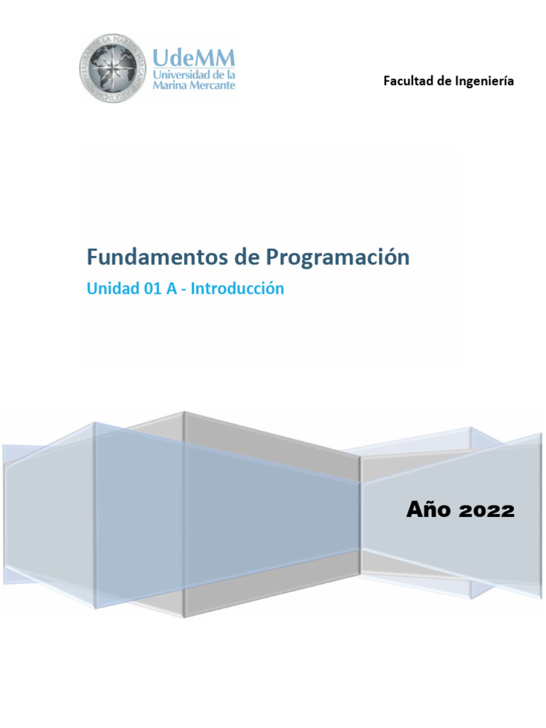 Guia Teórica Fundamentos Programación 01A | PDF | Periférico | Hardware de la computadora