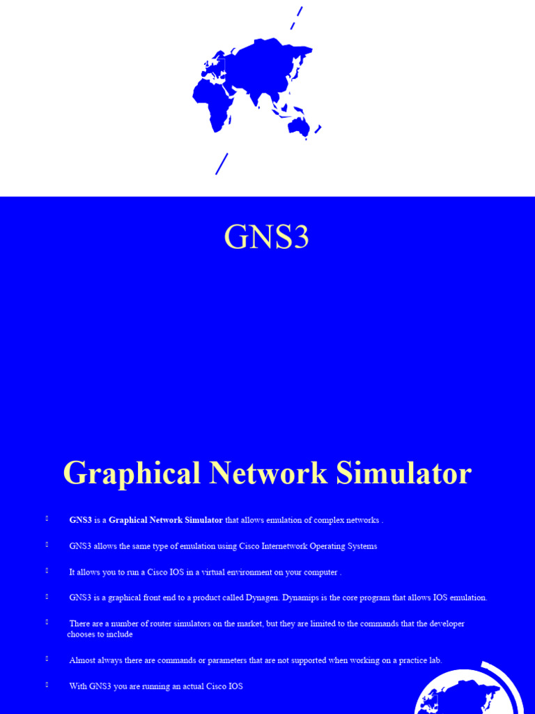 Gns 3 | PDF | Router (Computing) | Emulator