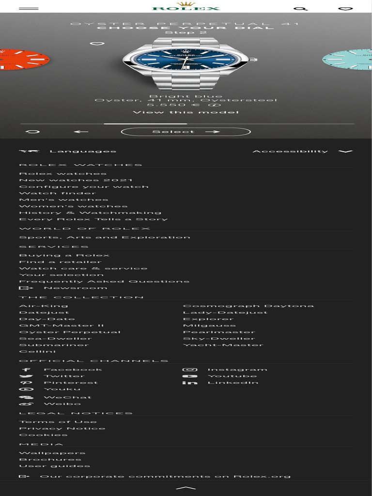 Configure Your Rolex Watch | PDF