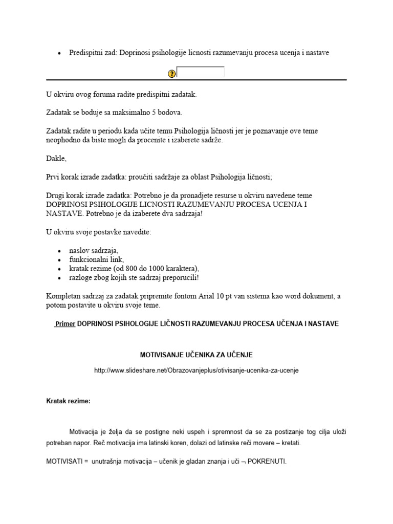 Predispitni Zad 1 | PDF