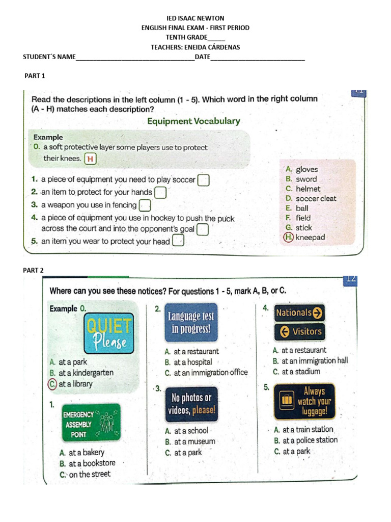 10th Grade English Exam: Isaac Newton | PDF