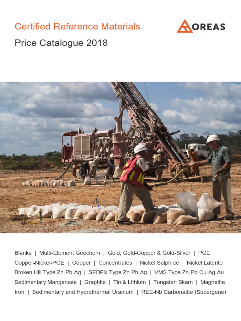 Oreas Catalogue 2018 08 10 | PDF | Ore | Customer Relationship Management