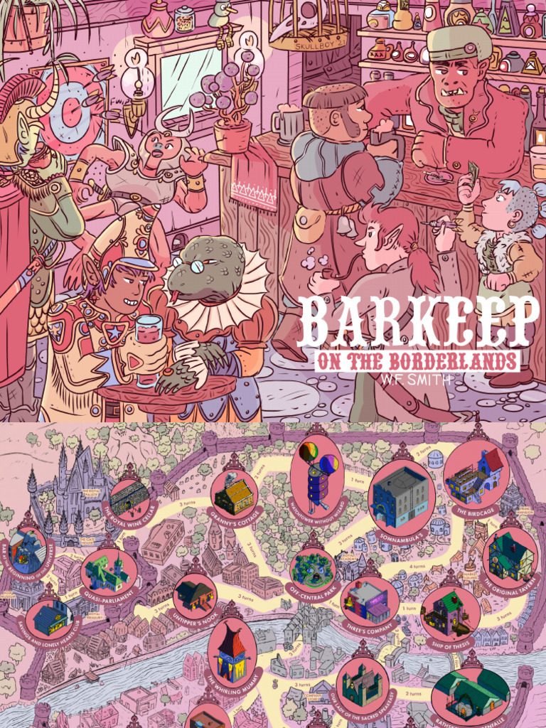 Barkeep On The Borderlands (Hyperlinked Spreads) | PDF