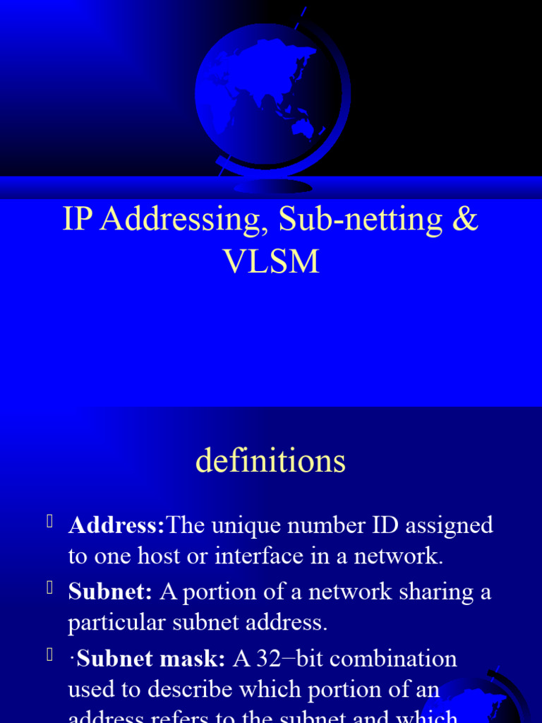Ip Addressing and Subnetting | PDF | Ip Address | Internet Protocols