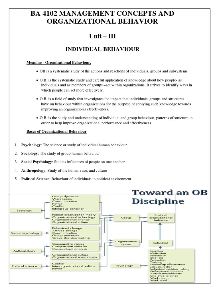 Mcob (Unit - 3) | PDF | Motivation | Motivational