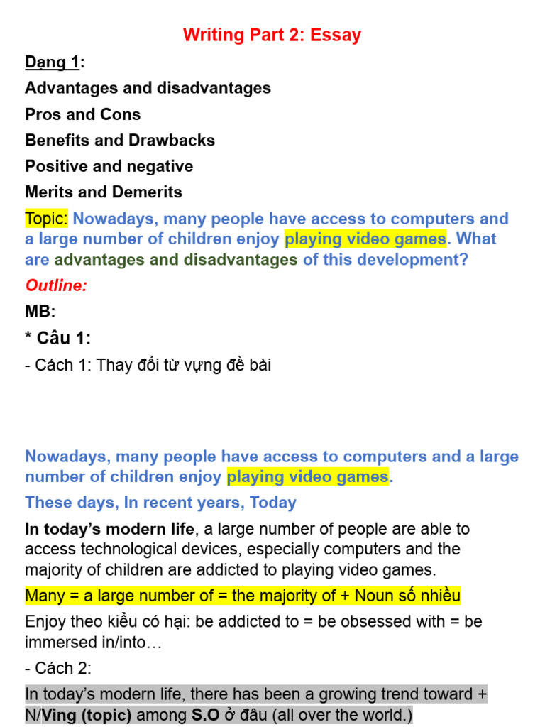 15- LESSON 15 Writing Part 2 | Download Free PDF | Video Games | Computing