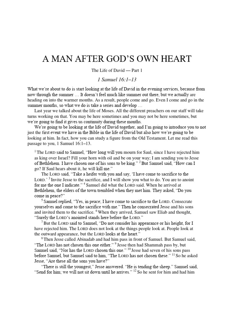 Exploring David's Anointing in 1 Samuel | PDF | Jesus | Samuel