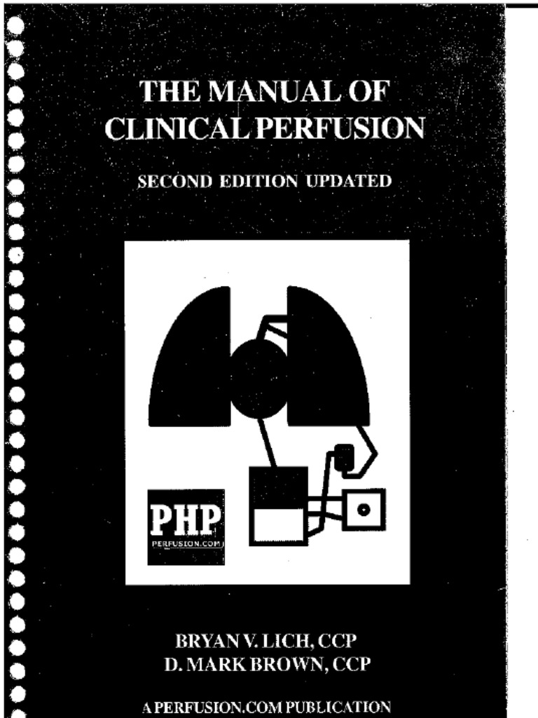 The Manual of Clinical Perfusion (PDFDrive) | PDF