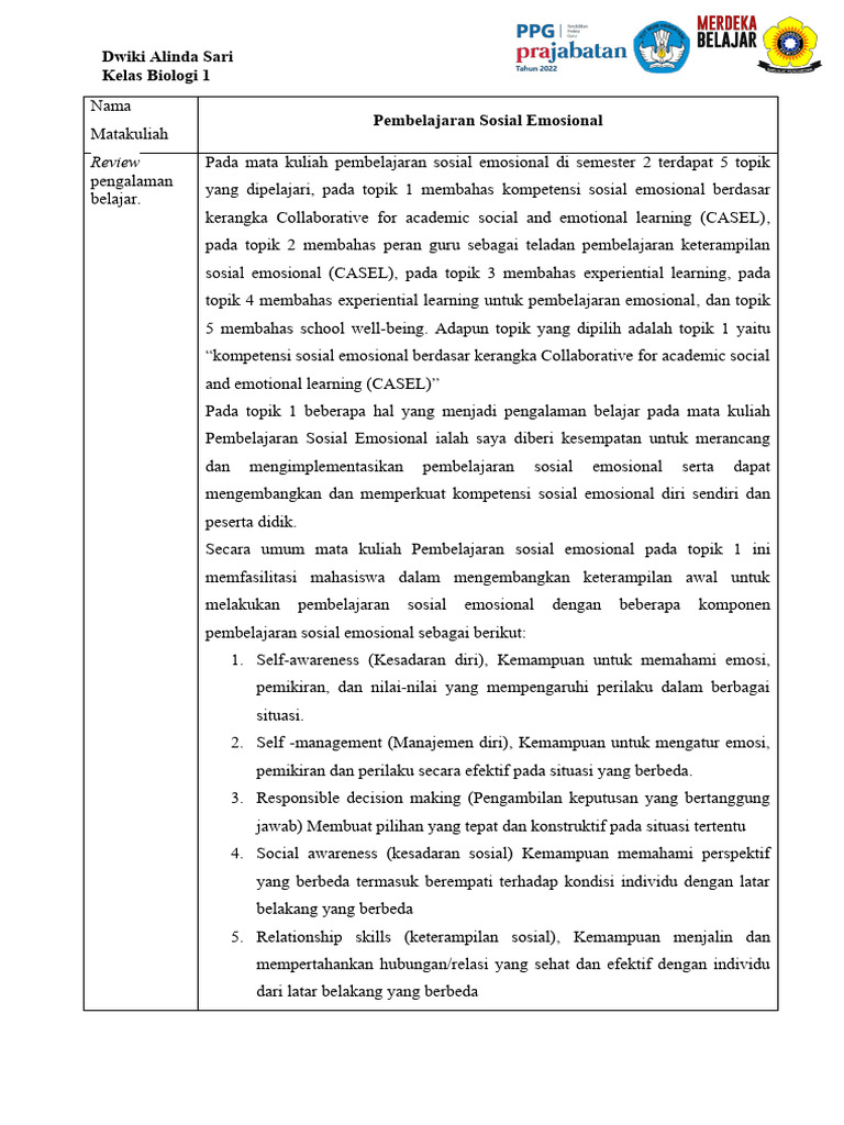 Jurnal Refleksi Pse | PDF