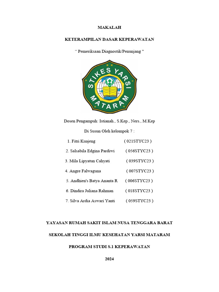 Makalah KDK Kel 7 | PDF