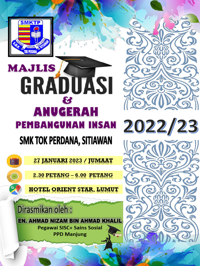 Buku Program Majlis Graduasi 2022 - 23 | PDF