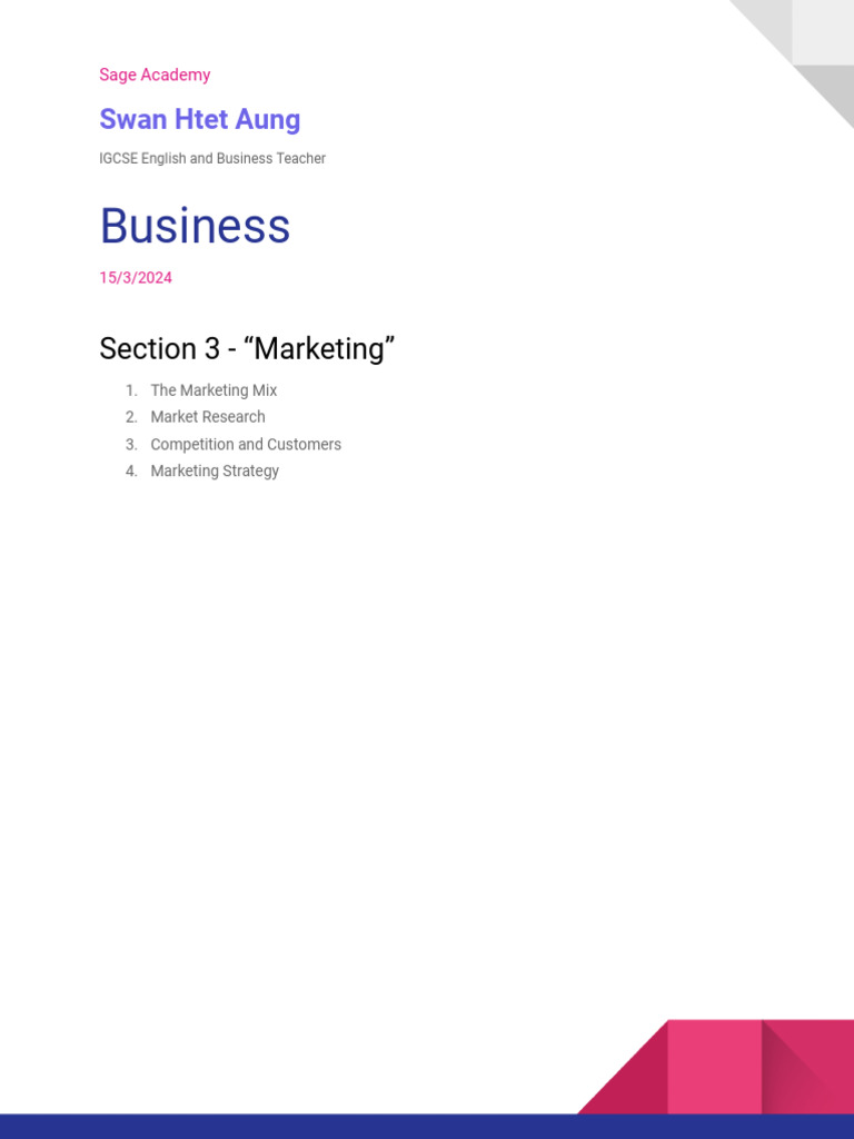 Marketing Strategies and Research Guide | PDF | Marketing | Market ...