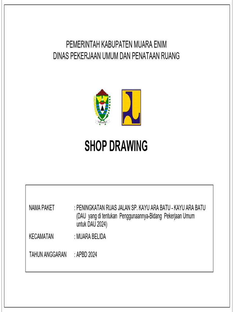 Gambar Peningkatan Ruas Jalan Sp. Kayu Ara Batu Kayu Ara Batu | PDF ...