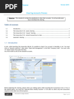 User Guide For Clearing Documents Involving Same GL F-03 | PDF