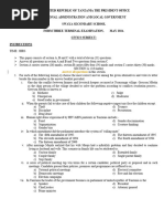 Civics Form Two Full Notes | PDF | Taxes | Elections