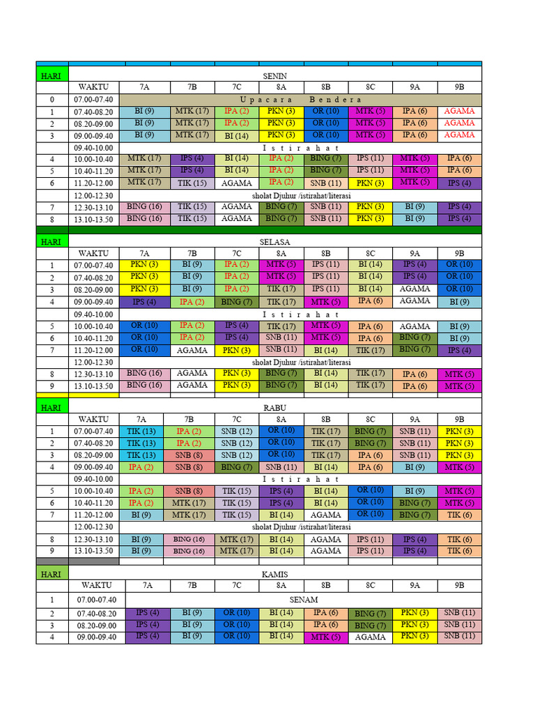 Jadwal Pdf