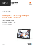 Edexcel IGCSE Business Studies Guide | PDF | Knowledge | Data