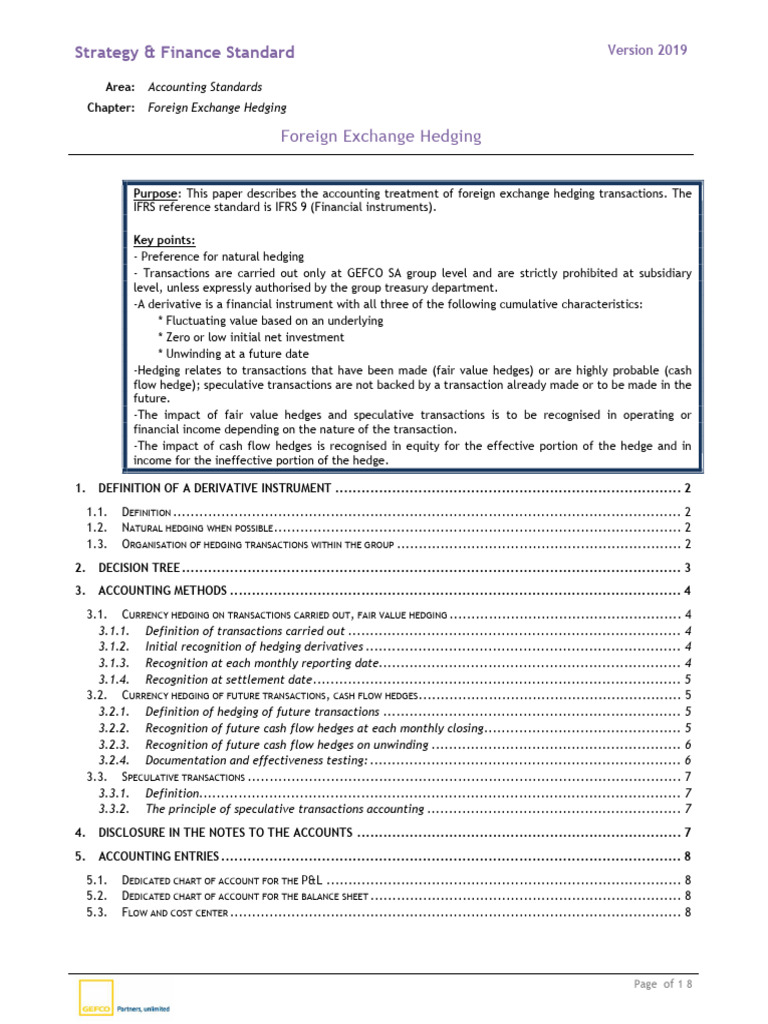 03 B Foreign Exchange Hedging | PDF | Derivative (Finance) | Hedge ...