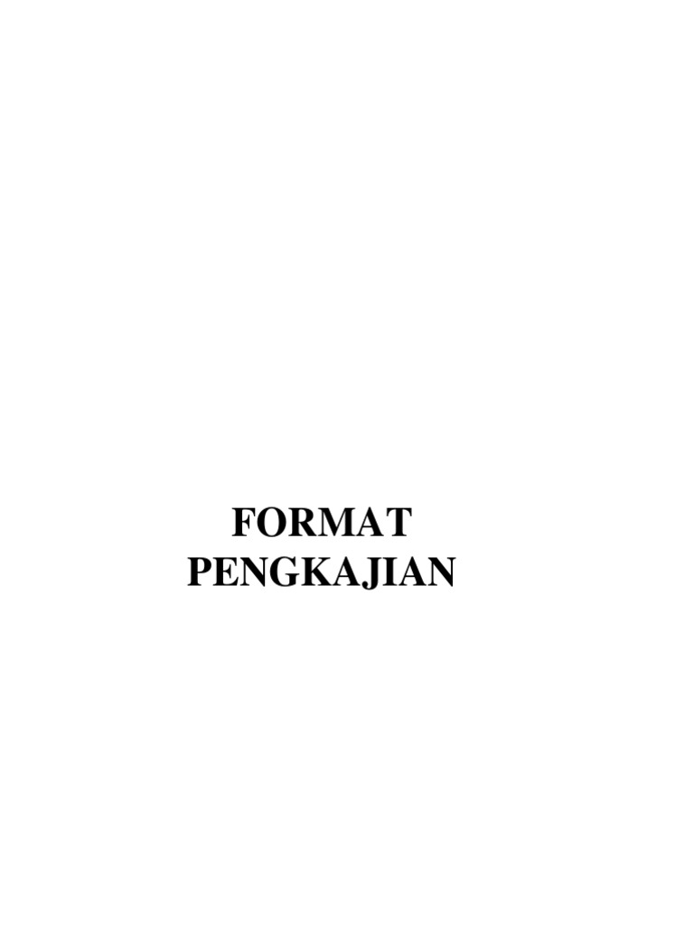 Format Pengkajian Kep Anak 2 | PDF