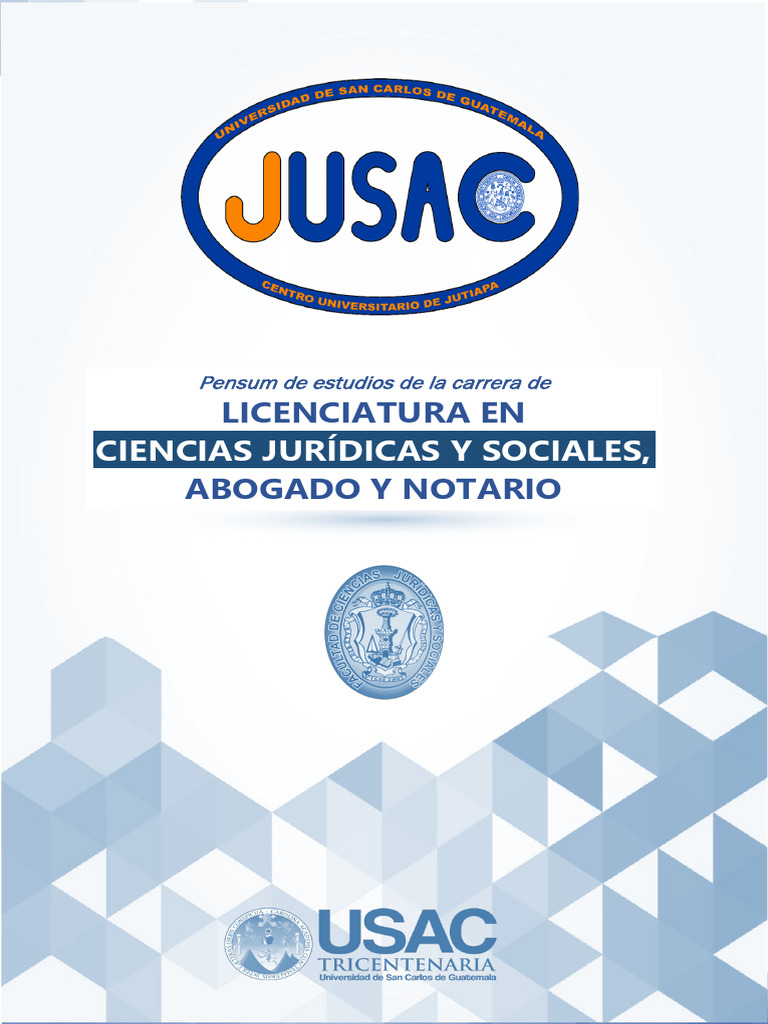 Pensum y Prerrequisitos Derecho Jusac | PDF | Ley Pública | Justicia