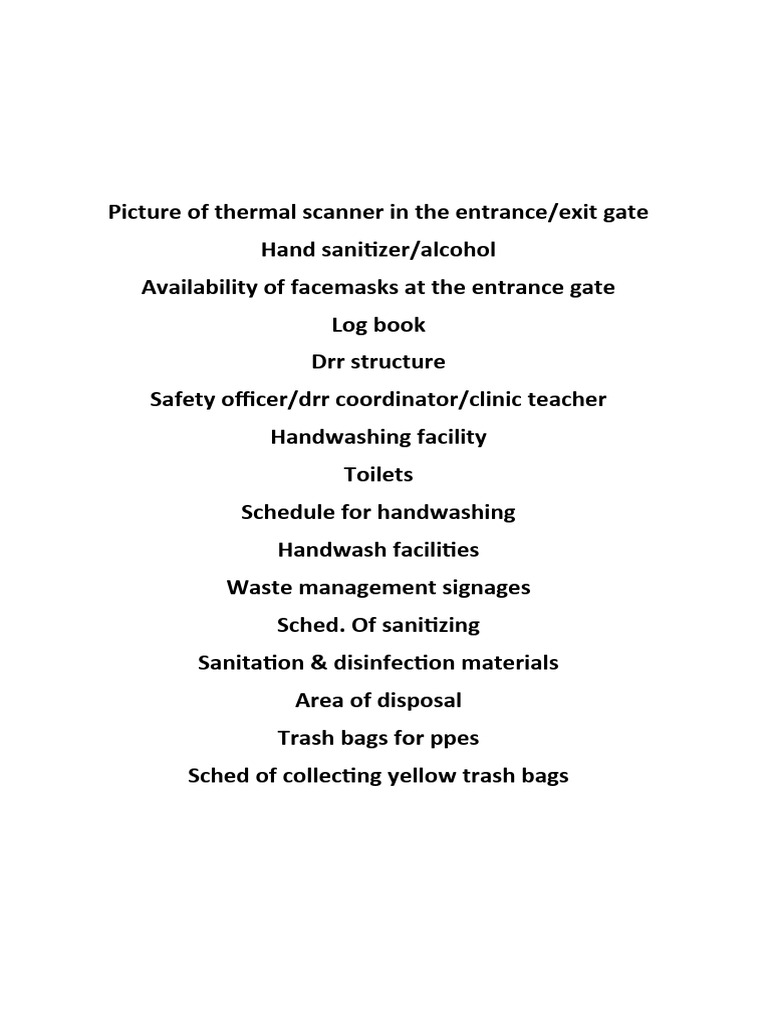 Picture of Thermal Scanner in The Entrance | PDF