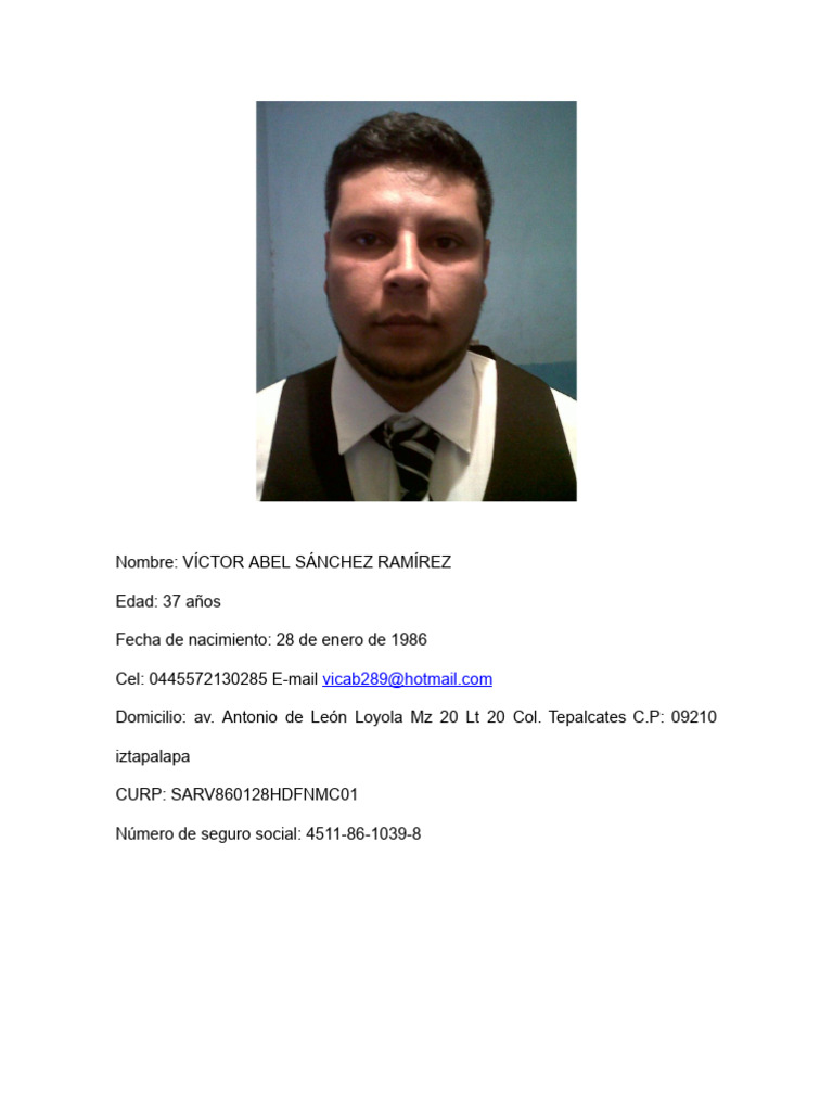 CV Victor Abel | PDF