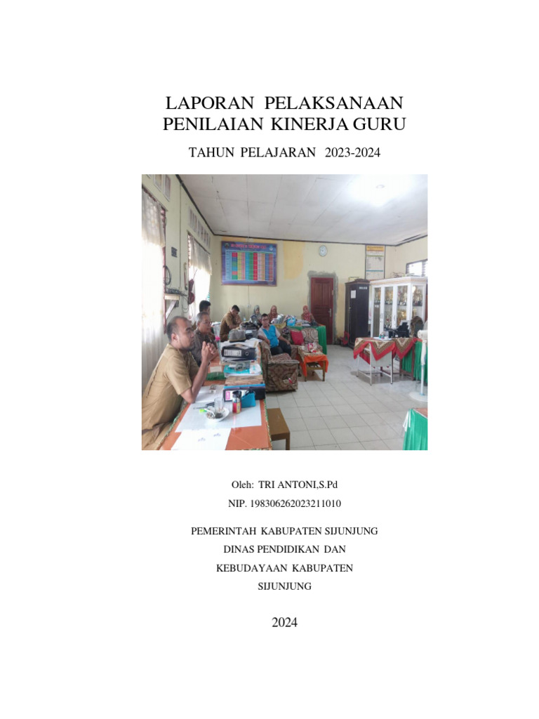LAPORAN PKG Guru 2023 | PDF