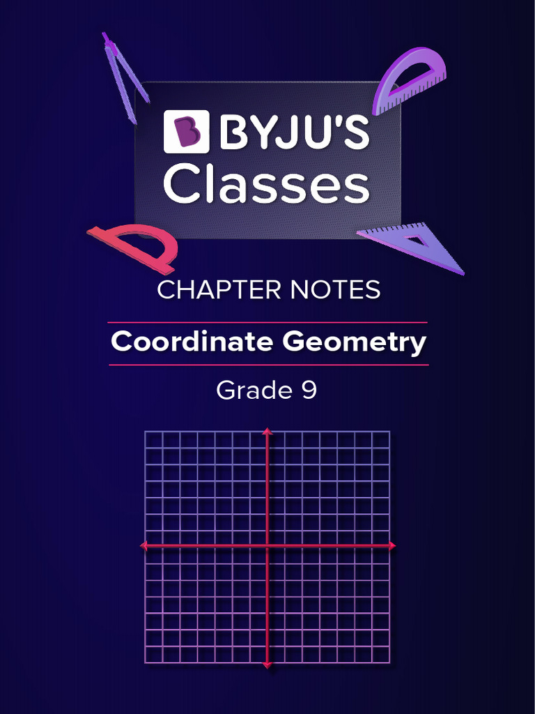 CBSE G+09 Coordinate+Geometry Notes | PDF | Cartesian Coordinate System ...