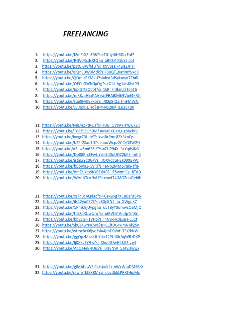 FREELANCING | PDF | Cooking, Food & Wine