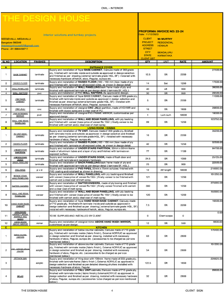 MR Murthy Villa (p1) | PDF