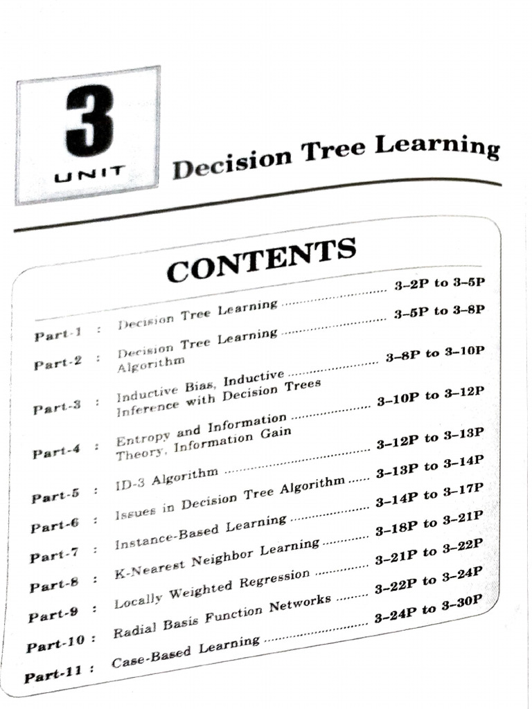 ML Unit 3 | PDF ML Unit 3 | PDF