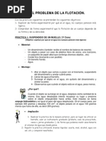 05.experimento ¿Flota o Se Hunde? | PDF | Peso | Masa