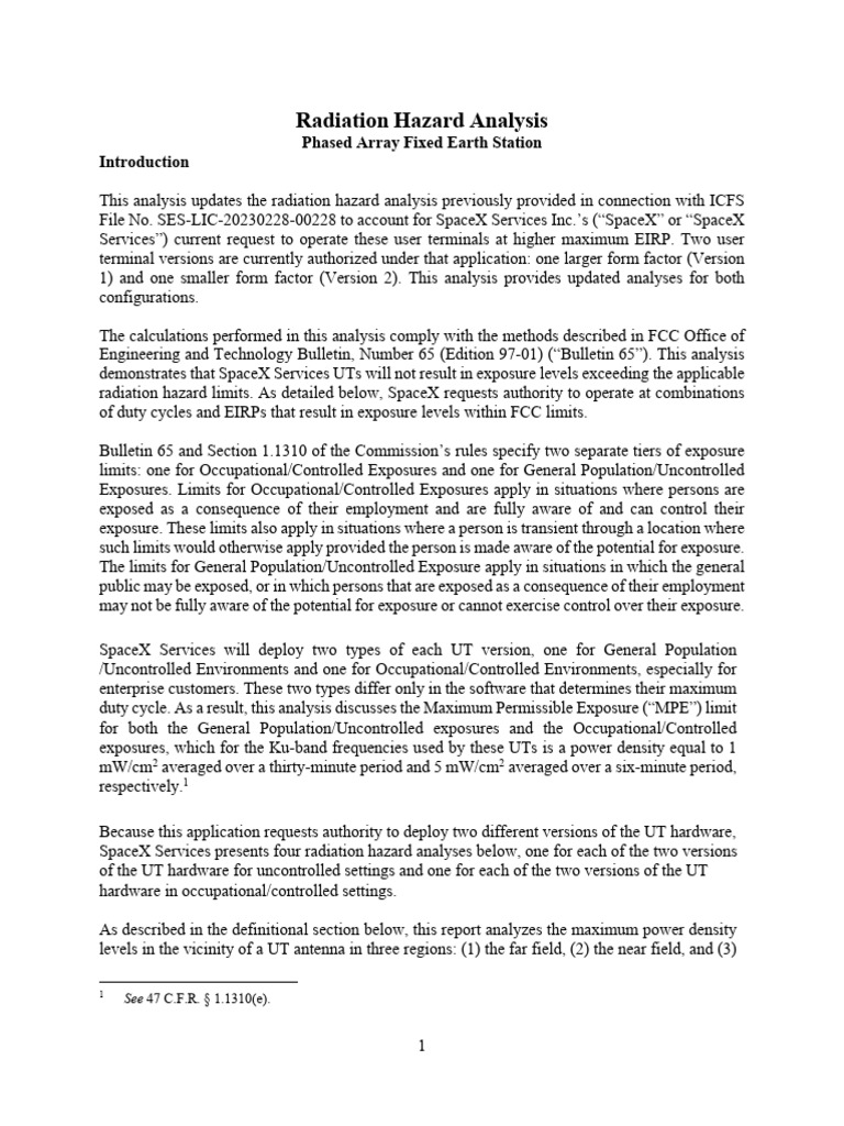 Rad. Haz. Analysis | PDF | Antenna (Radio) | Wireless