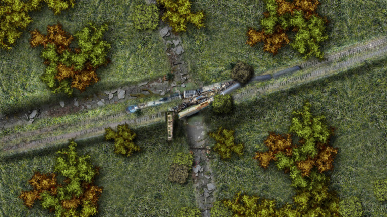 Post Apoc Train Battlemap Tunnel | PDF
