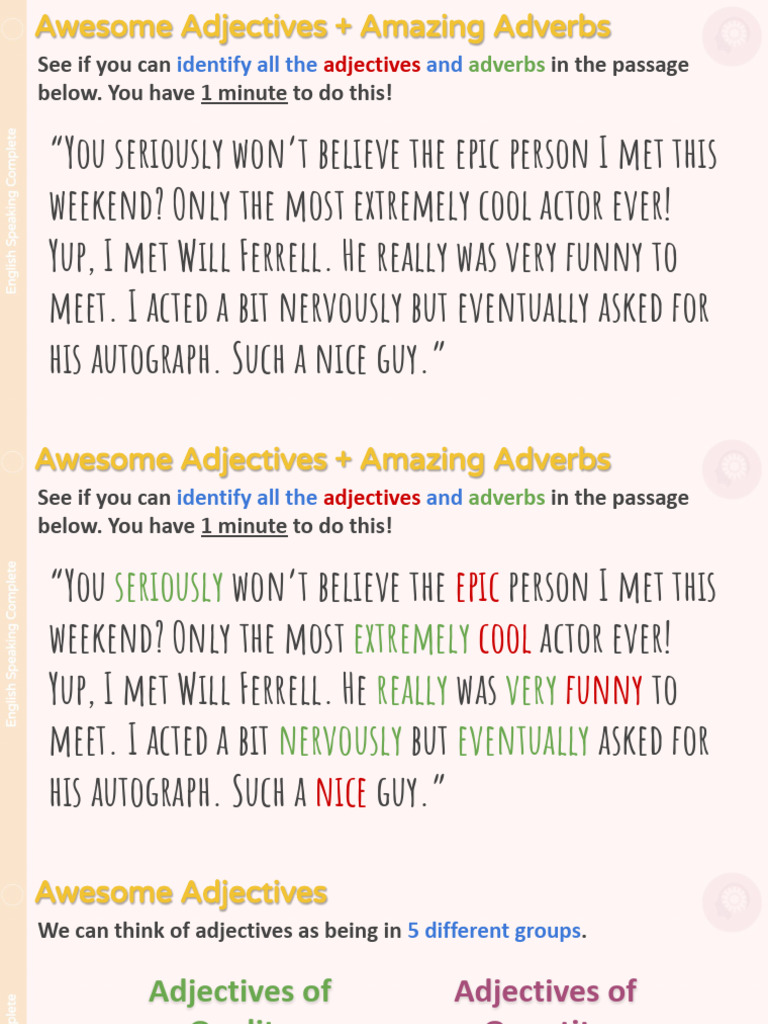 Grammar Fun for Young Learners | PDF | Adjective | Adverb