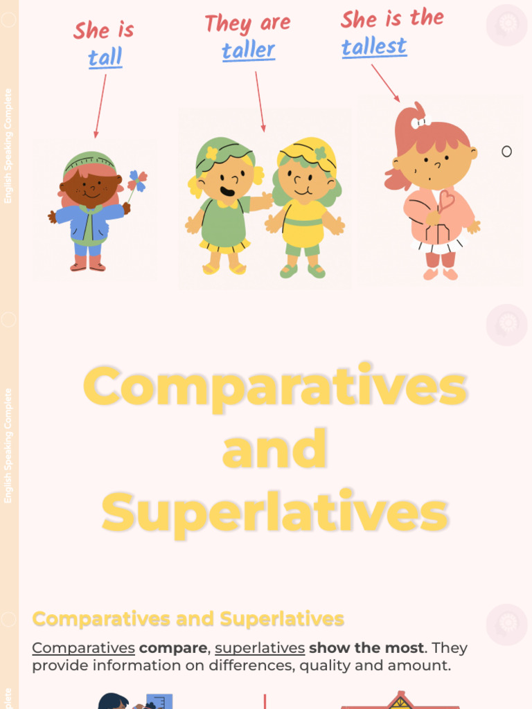 English Comparatives & Superlatives Guide | PDF | English Language ...