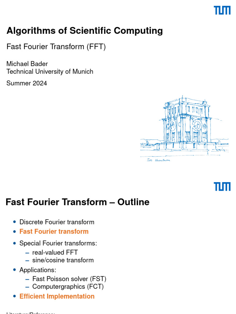 Algorithms of Scientific Computing: Fast Fourier Transform (FFT) | PDF | Fast Fourier Transform ...
