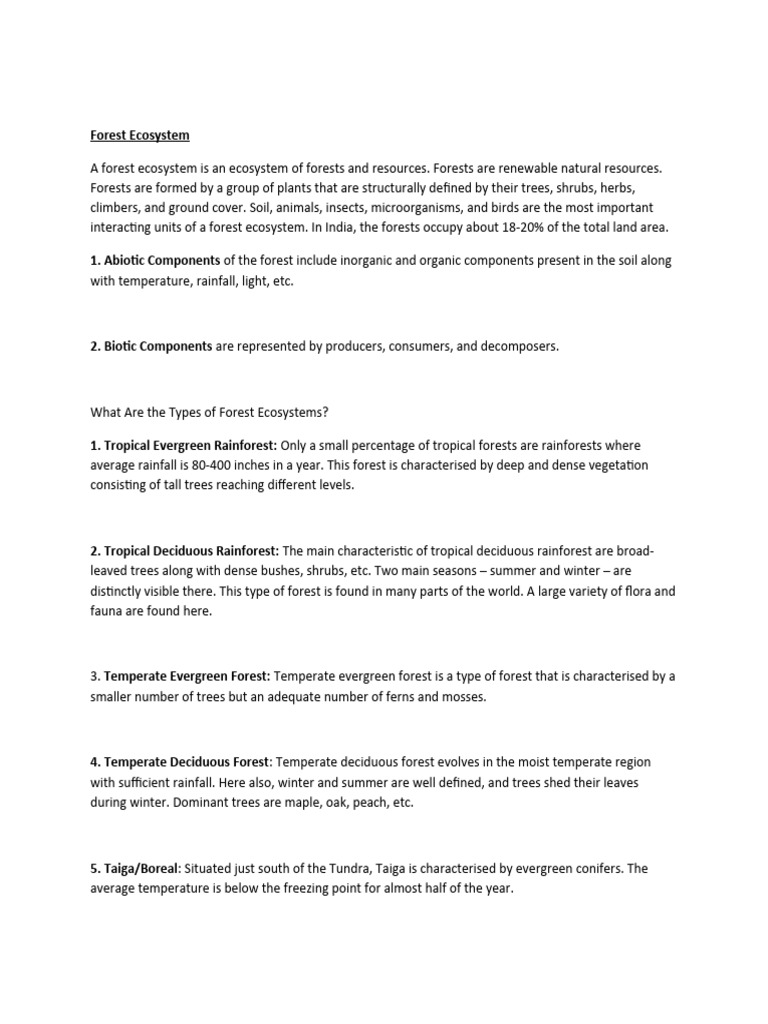 Forest Ecosystems Download Free Pdf Forests Ecosystem