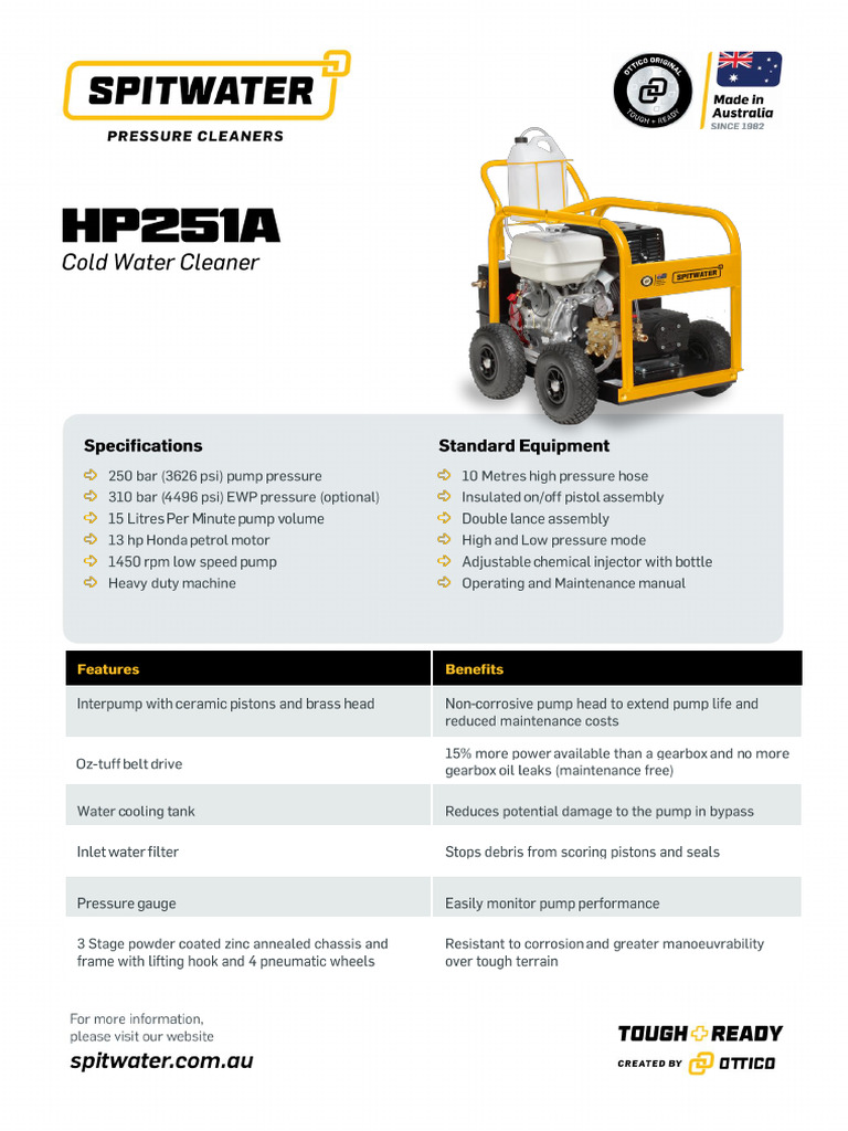 HP251A Data Spec Sheet R3 PDF | PDF