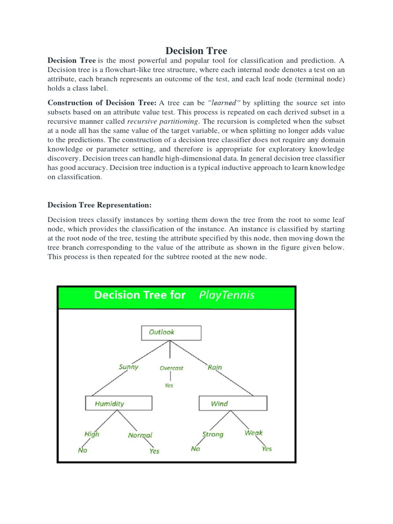 Decision Tree | PDF | Statistical Classification | Theoretical Computer Science
