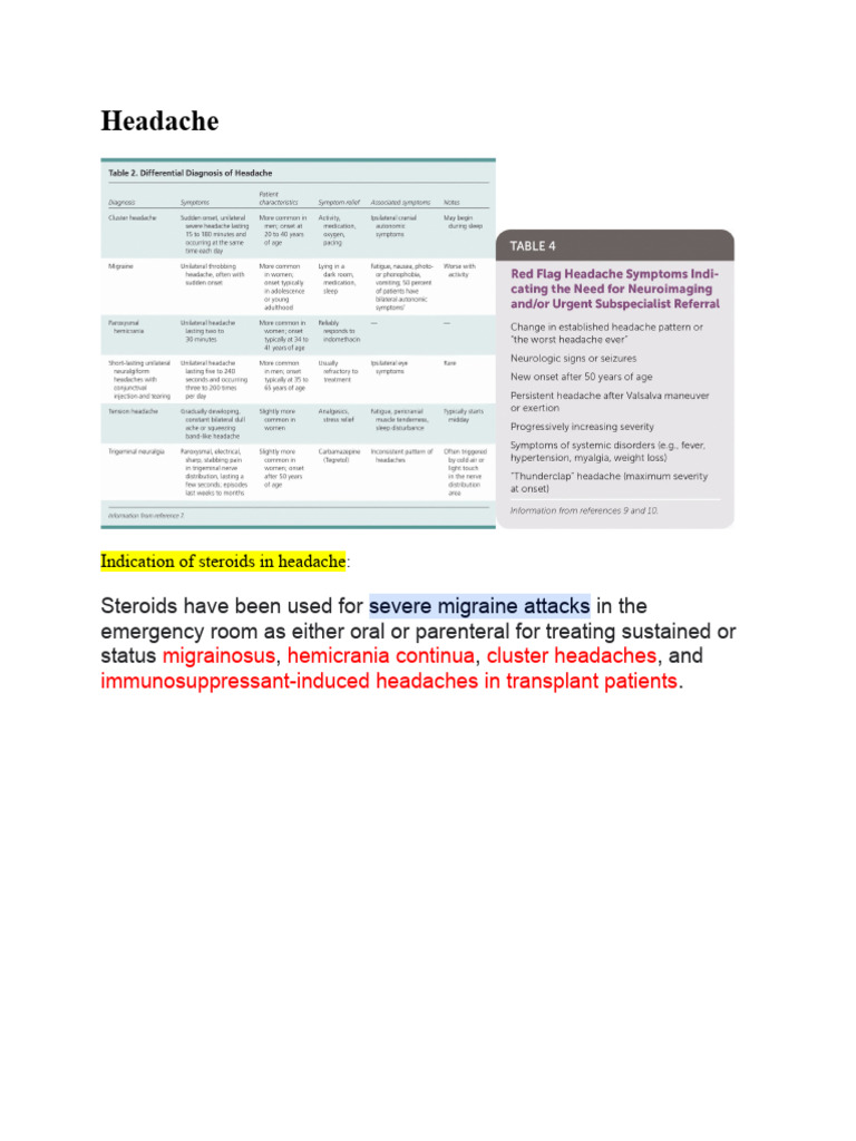 Headache | PDF | Headache | Migraine