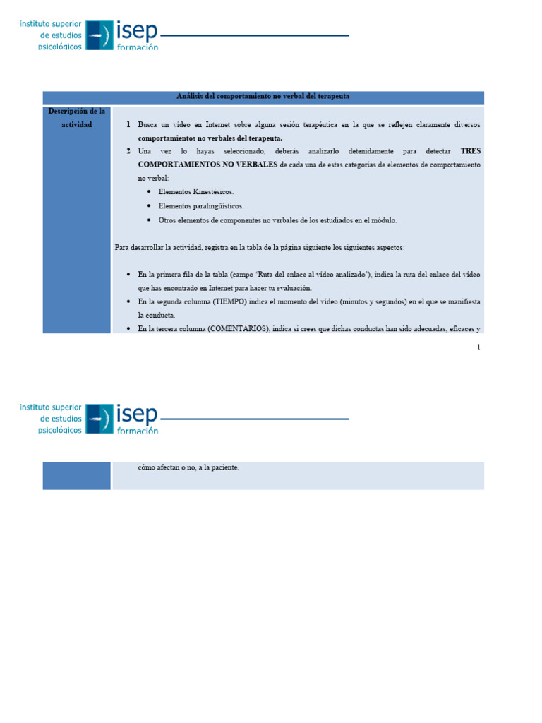 Actividad 2 Modulo 5 | PDF | Comunicación no verbal | Ritmo