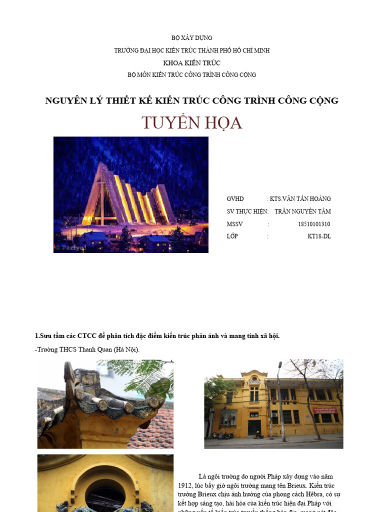 (123doc) Tuyen Hoa Nguyen Ly Thiet Ke Cong Trinh Cong Cong | PDF