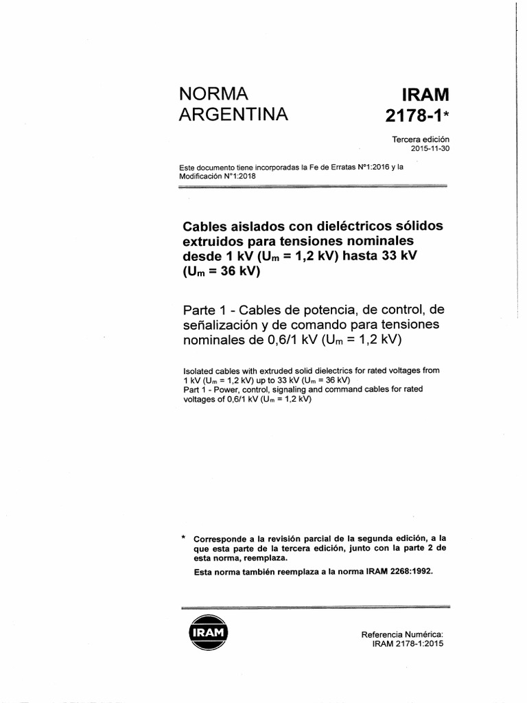 Iram 2178-1 | PDF