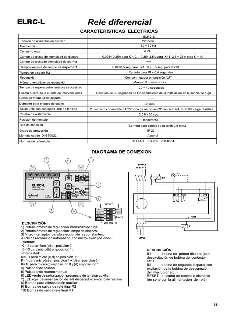 Rele Contrel 135vac | PDF | Relé | Cableado eléctrico