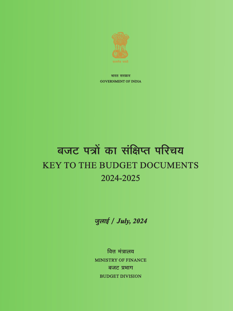 Key To Budget Document 2024 | PDF | Finance & Money Management