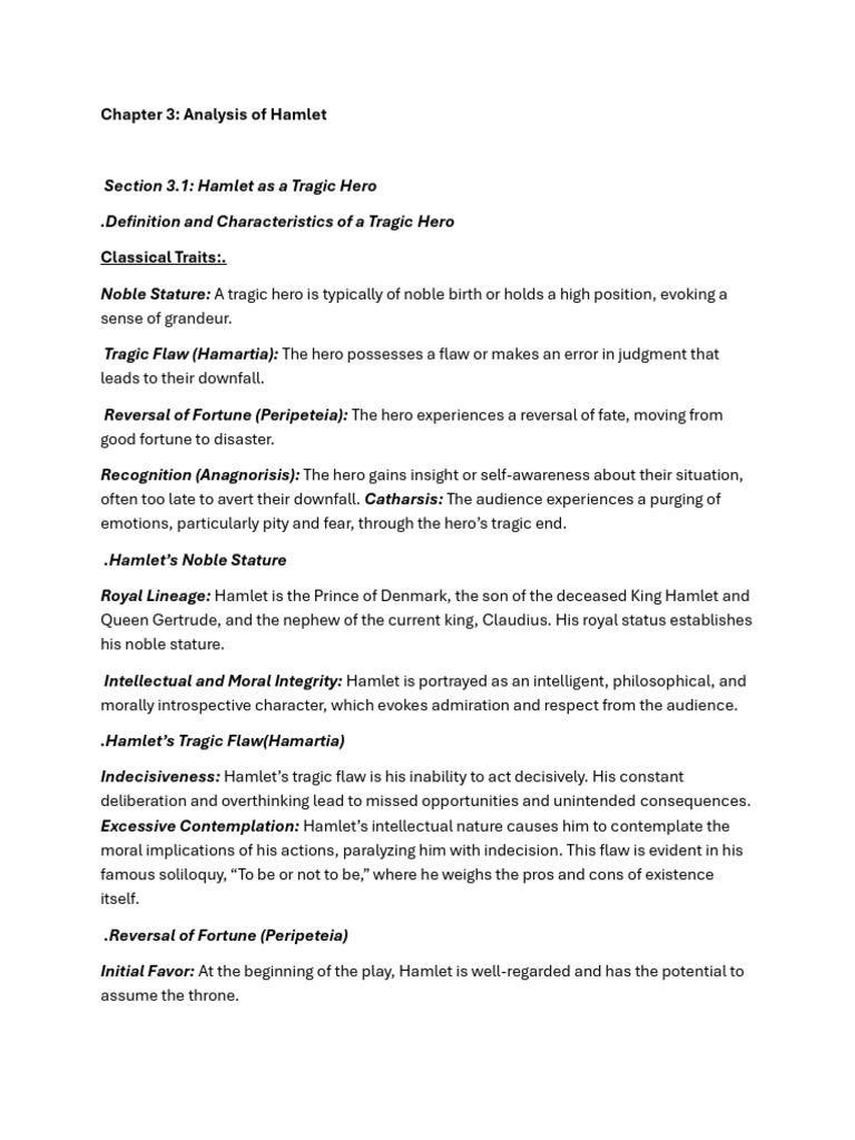 Chapter 3 | PDF | Hamlet | Hero