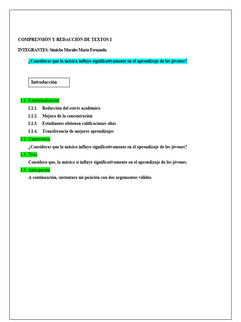 PC2 Redacción y Comprensión de Textos I - DHWYNY - PGHZTI | PDF | Aprendizaje | Las emociones