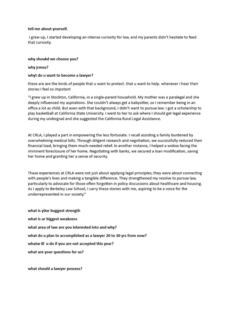 Tell Me About Yourself | PDF | Social Psychology
