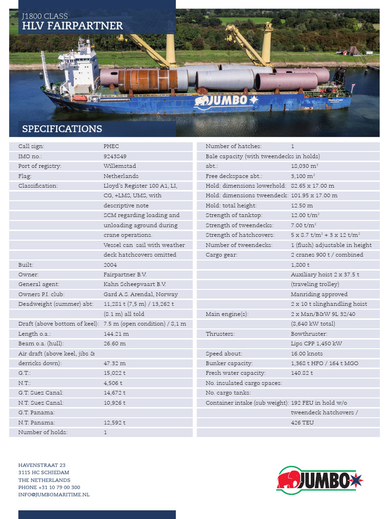 Factsheet Fairpartner2023 | PDF | Shipping | Watercraft